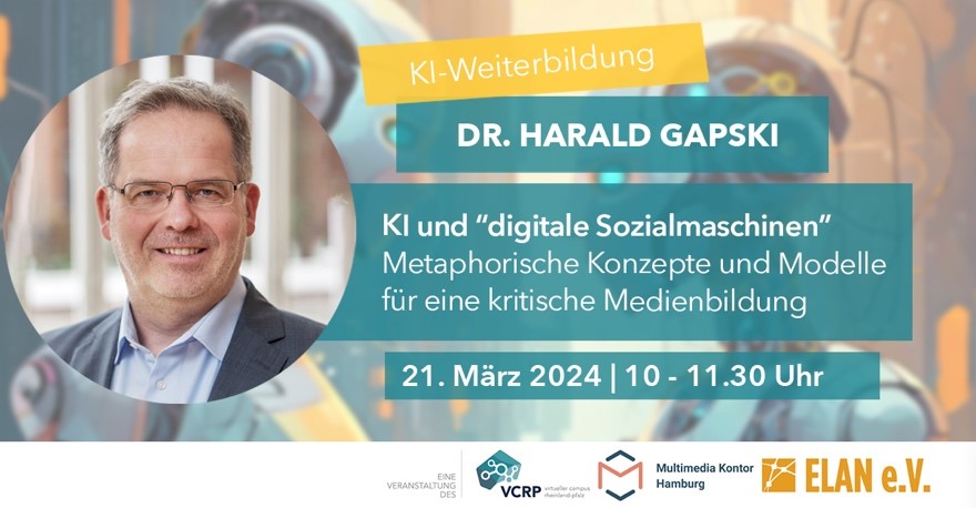 Online-Vortrag von Dr. Harald Gapski am 21. März