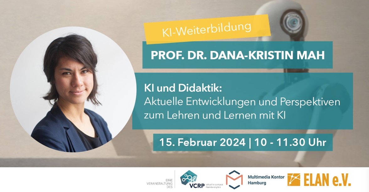 Online-Vortrag von Prof. Dr. Dana-Kristin Mah am 15. Februar